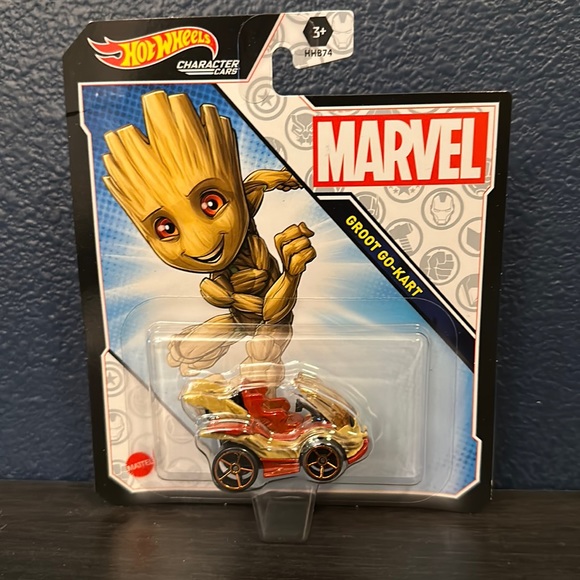 Hot Wheels | Toys | Hot Wheels Marvel Groot Gocarat Character Car ...